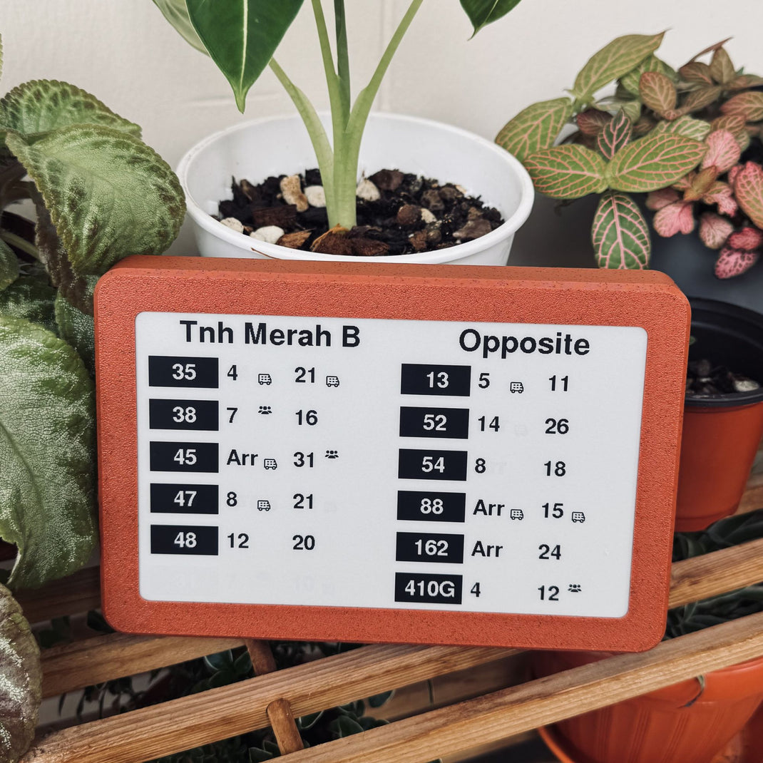 Bus Aunty – Real-Time Bus Arrival Display for Singapore Homes